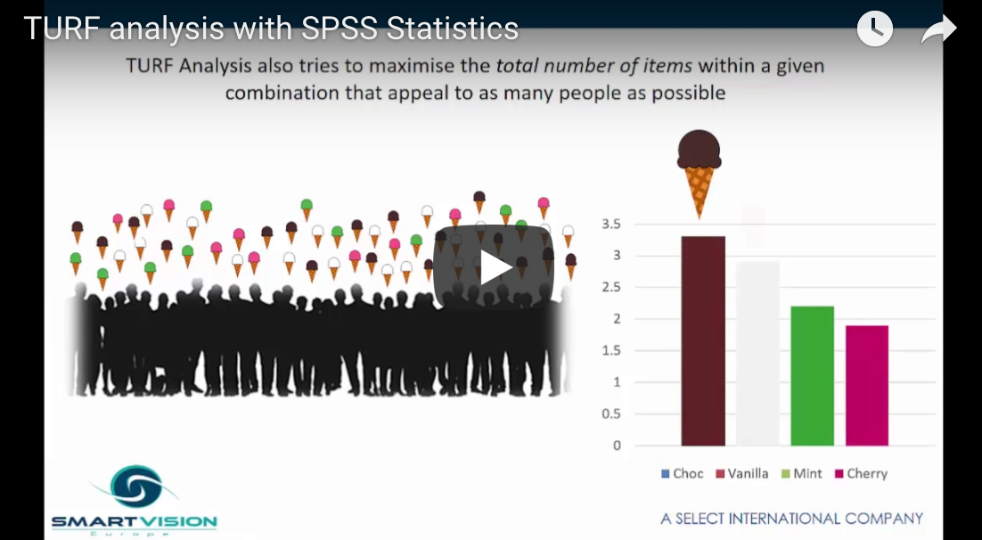 TURF analysis with SPSS Statistics - Smart Vision Europe