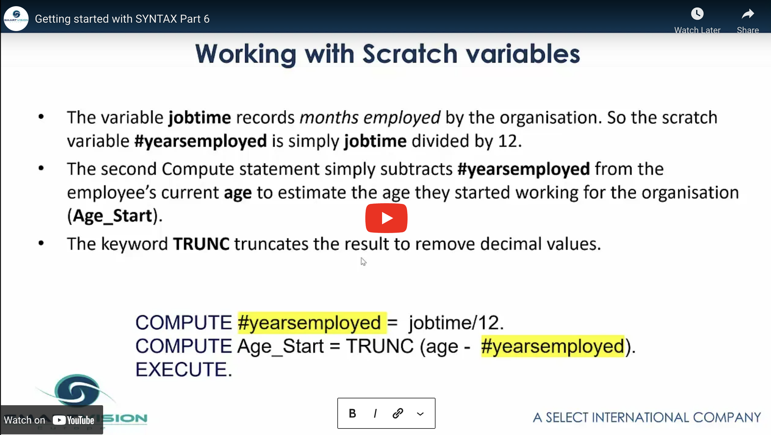 Working with variables in SPSS syntax - Smart Vision Europe Working with variables in SPSS syntax - Smart Vision Europe