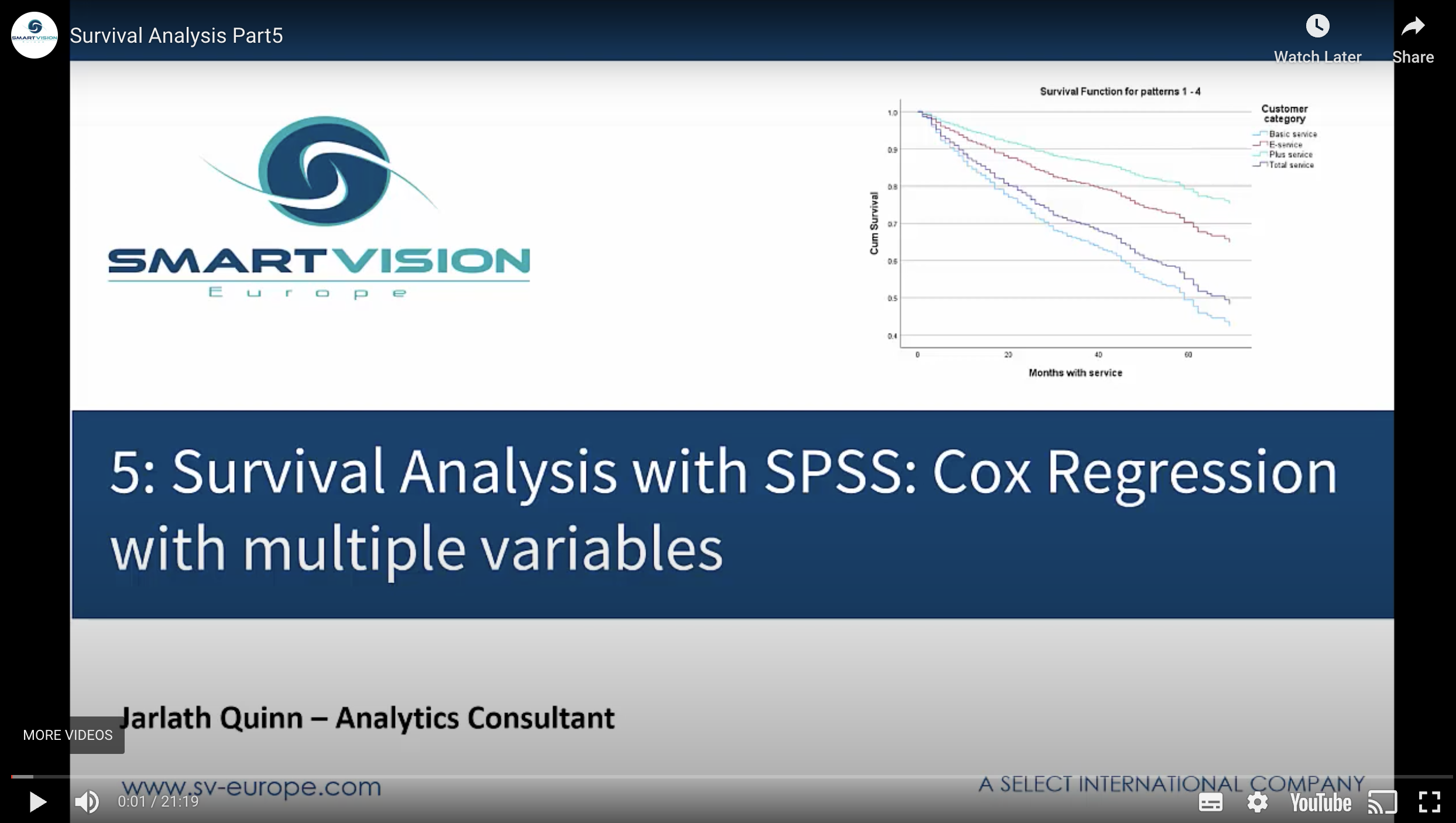Cox regression with multiple variables - Smart Vision Europe