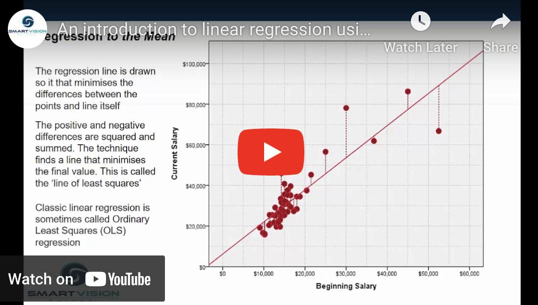 Introduction to linear regression - Smart Vision Europe