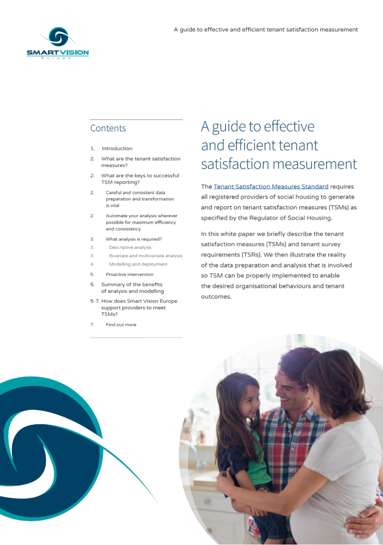 A guide to efficient and effective tenant satisfaction measurement ...