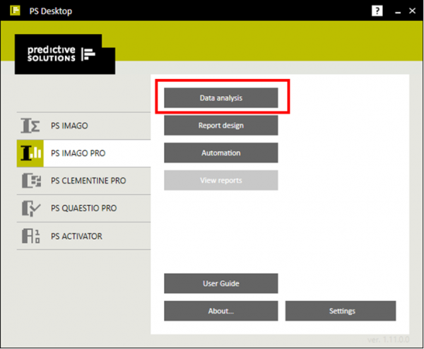 Background to SPSS and PS IMAGO - Smart Vision Europe