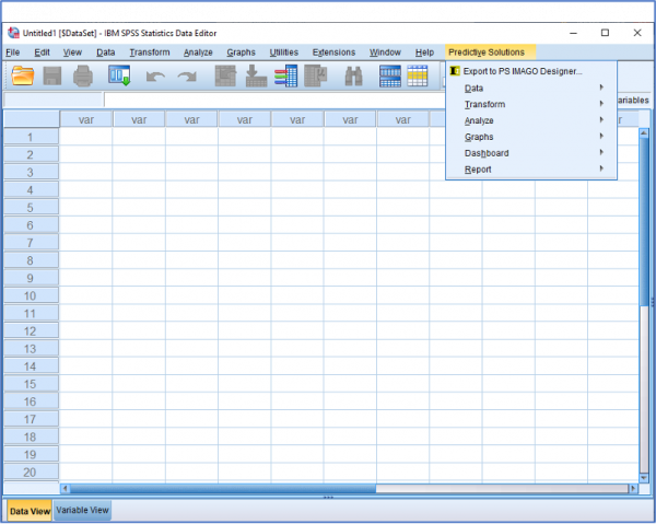 Background to SPSS and PS IMAGO - Smart Vision Europe